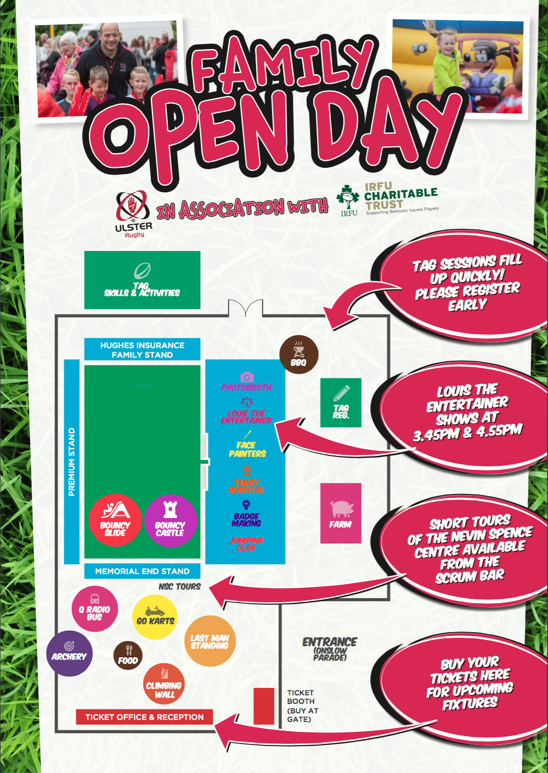 5 Things to know about Family Open Day | Ulster Rugby